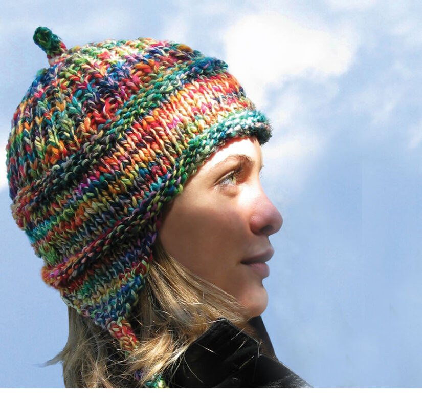 iris hat pattern PDF - Colinette Yarns